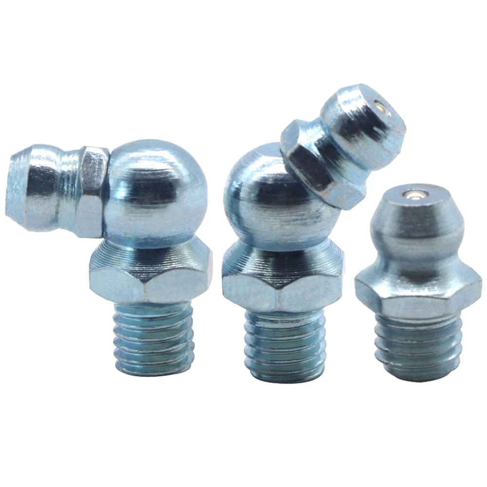Syd 925 1/4 Unf 90 Degree Galvanized Steel Grease Fitting 1/4-28 Sae ...