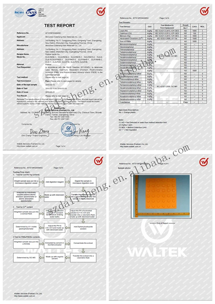 PVC TPU Plastic Rubber Tactile Indicator Paving Tiles
