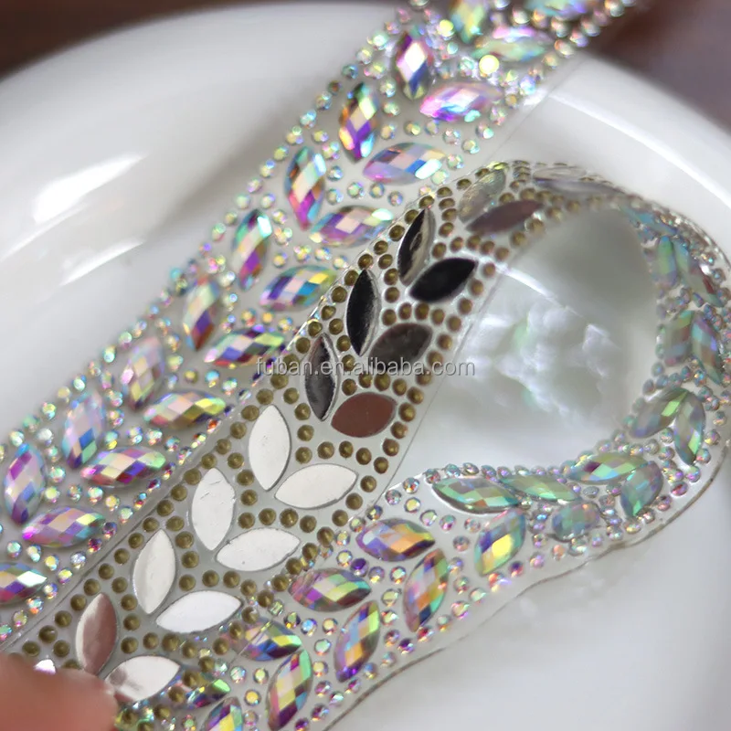 2024 Carnival Costume Jewelry Iron On Resin Trimming Hotfix Rhinestone ...