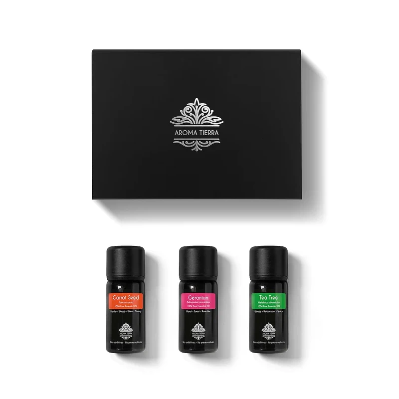 Custom Empty Essential Oil Packaging Box Organic Luxury Roll on Bottle ...