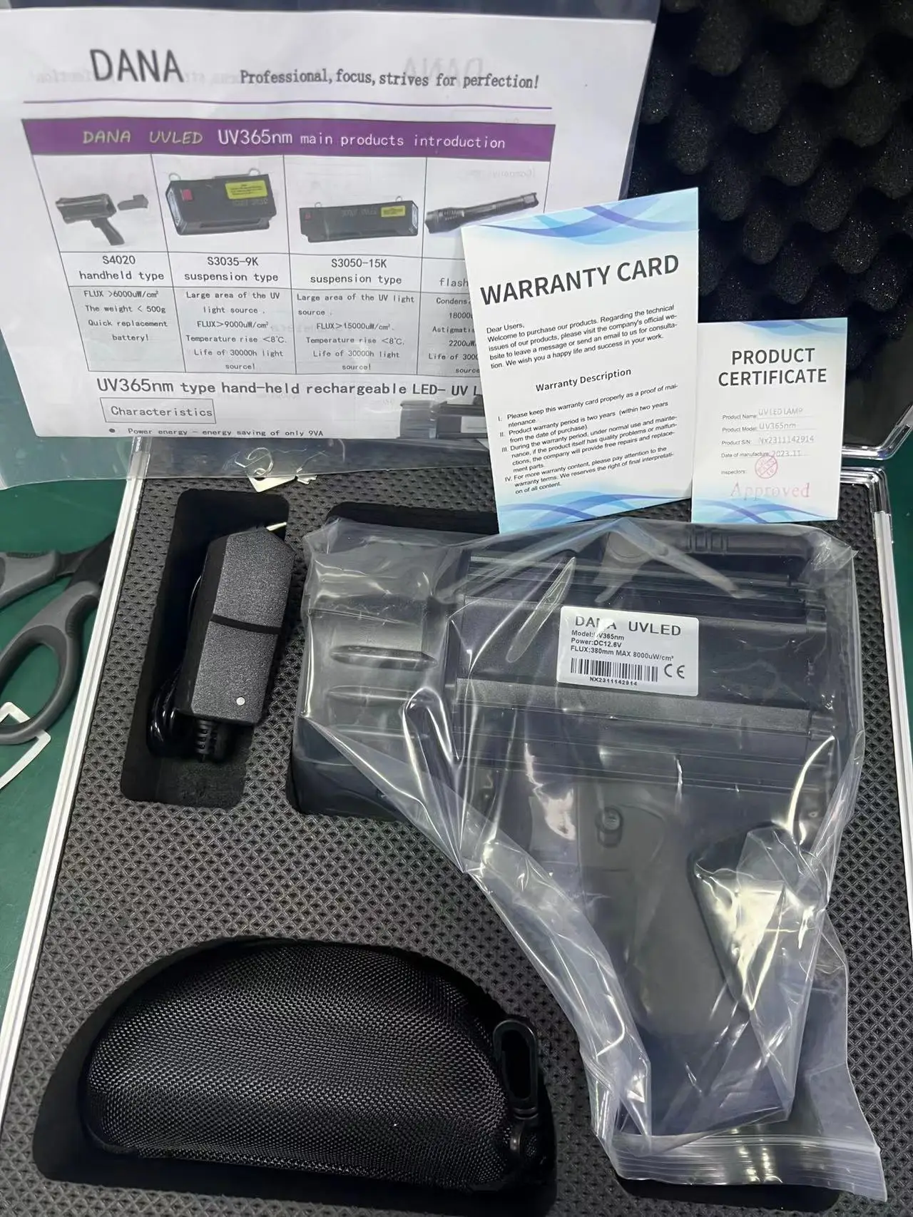 Dana Uv365nm Ultraviolet Flaw Detection Lamp Magnetic Particle Testing ...