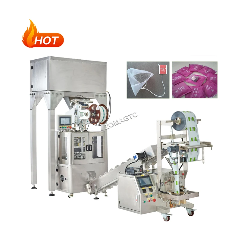 Automatic Triangle Pyramid Tea Bag Packing Machine Nylon Pla Silk Tea ...