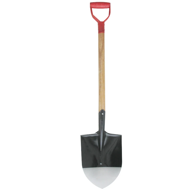 Powder Coated Spade Shovel Stainless Steel Round Point Shovel With ...