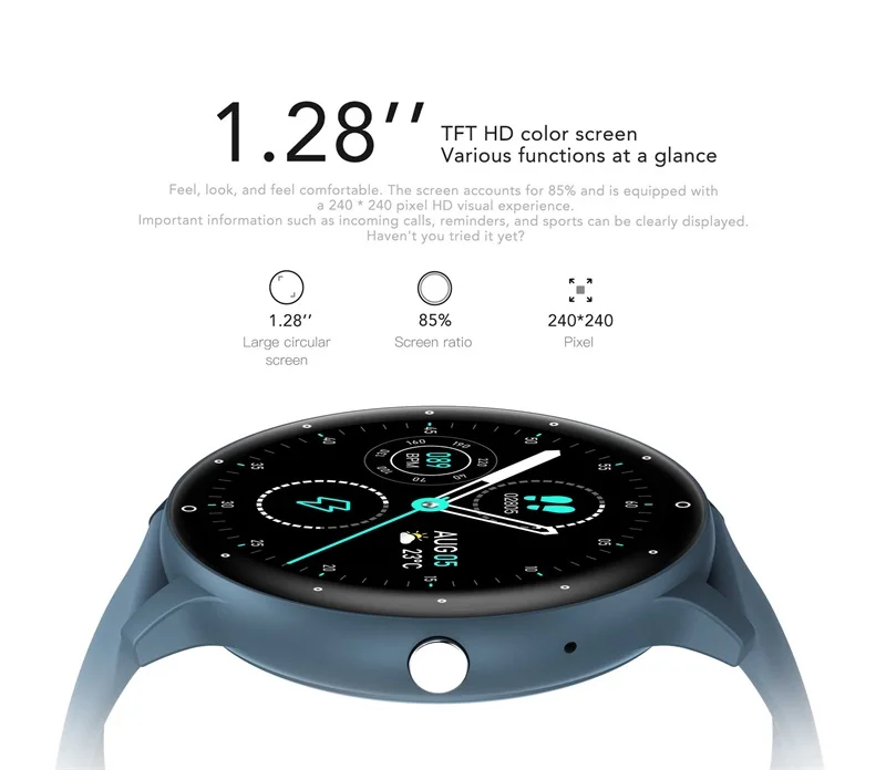 Smartwatch Zl02c Pro - High Quality Touch Screen Fitness Tracker