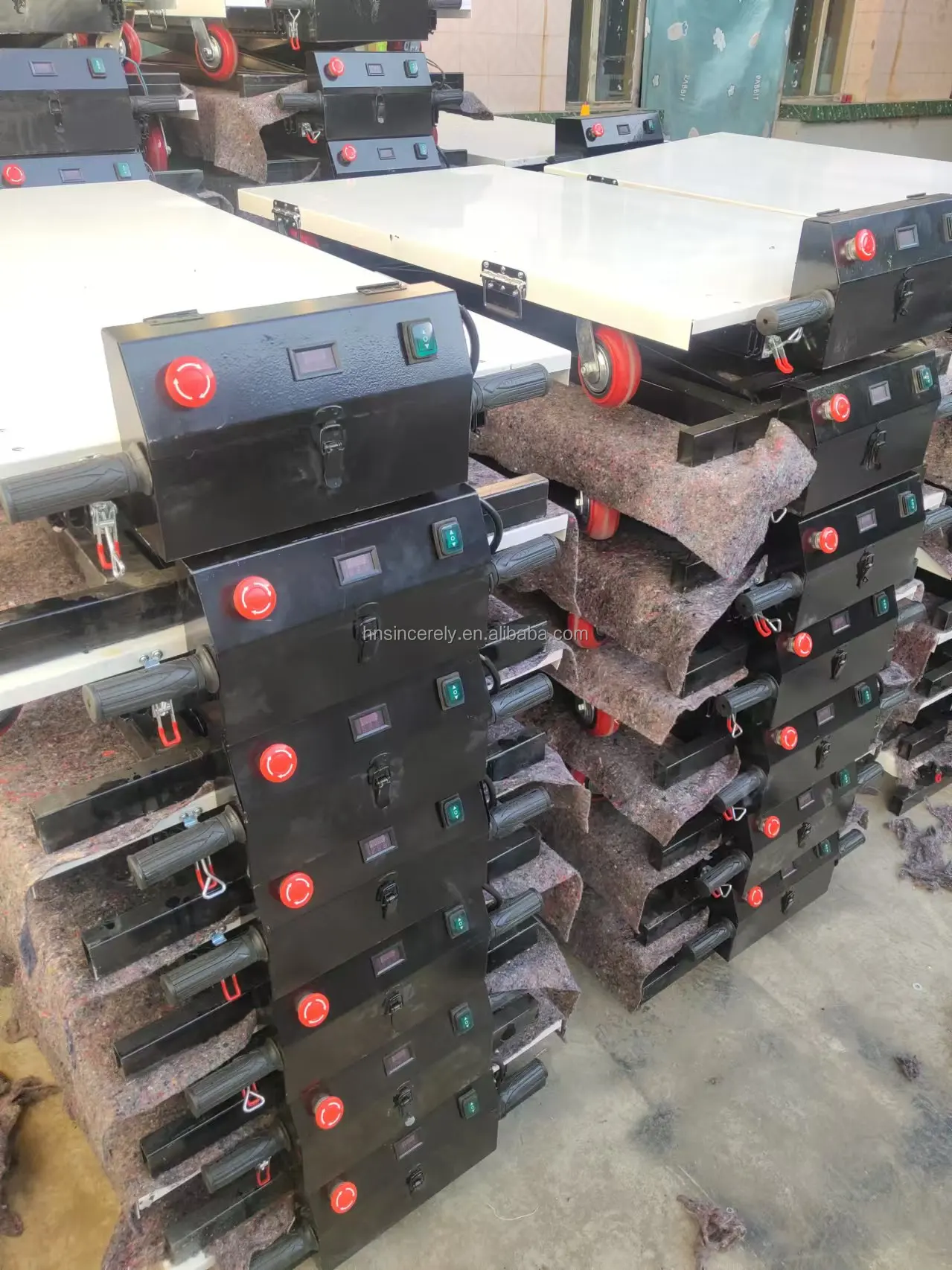 Portable Electric Powered Self Loading Hand Carts and Trolleys Flat ...