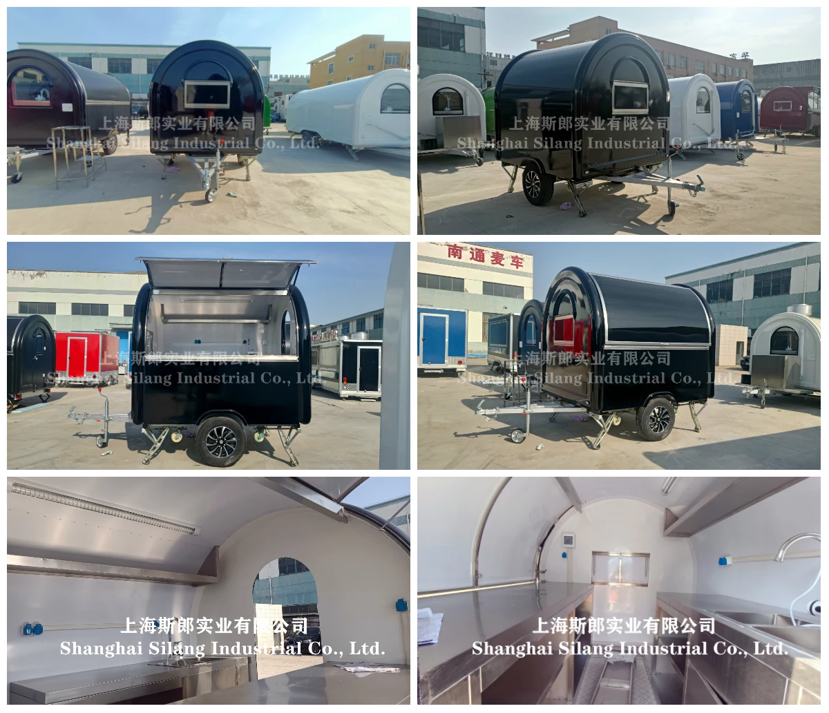 Upgraded Fiberglass Food Trailer - European Street Food Truck