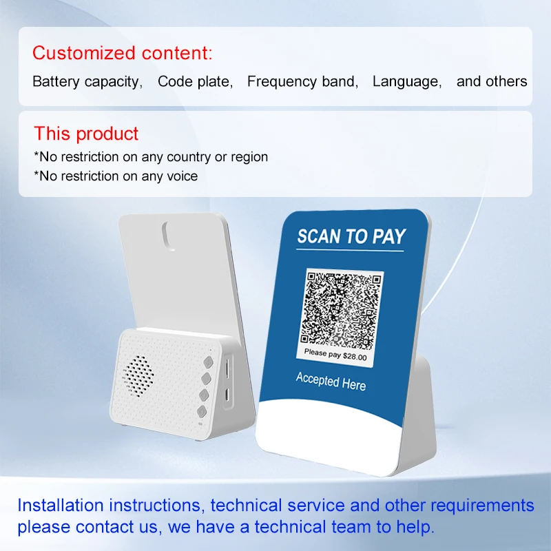 Desktop Small Mini Qr Code Display,Pc Connection For Voting,Payment ...