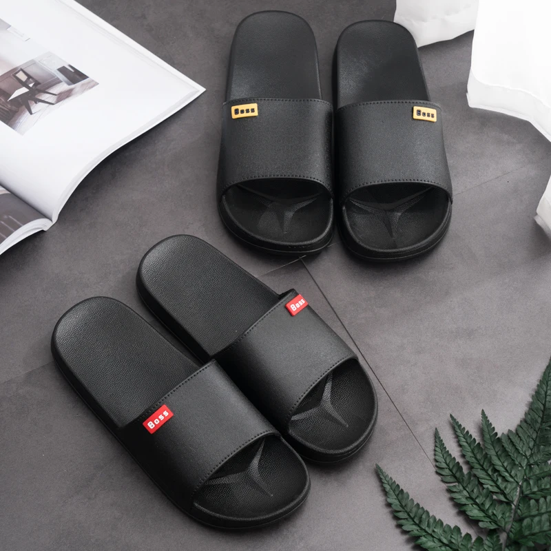 Wholesale Sport Slippers Indoor House Pure Color Unisex Slide Slipper ...