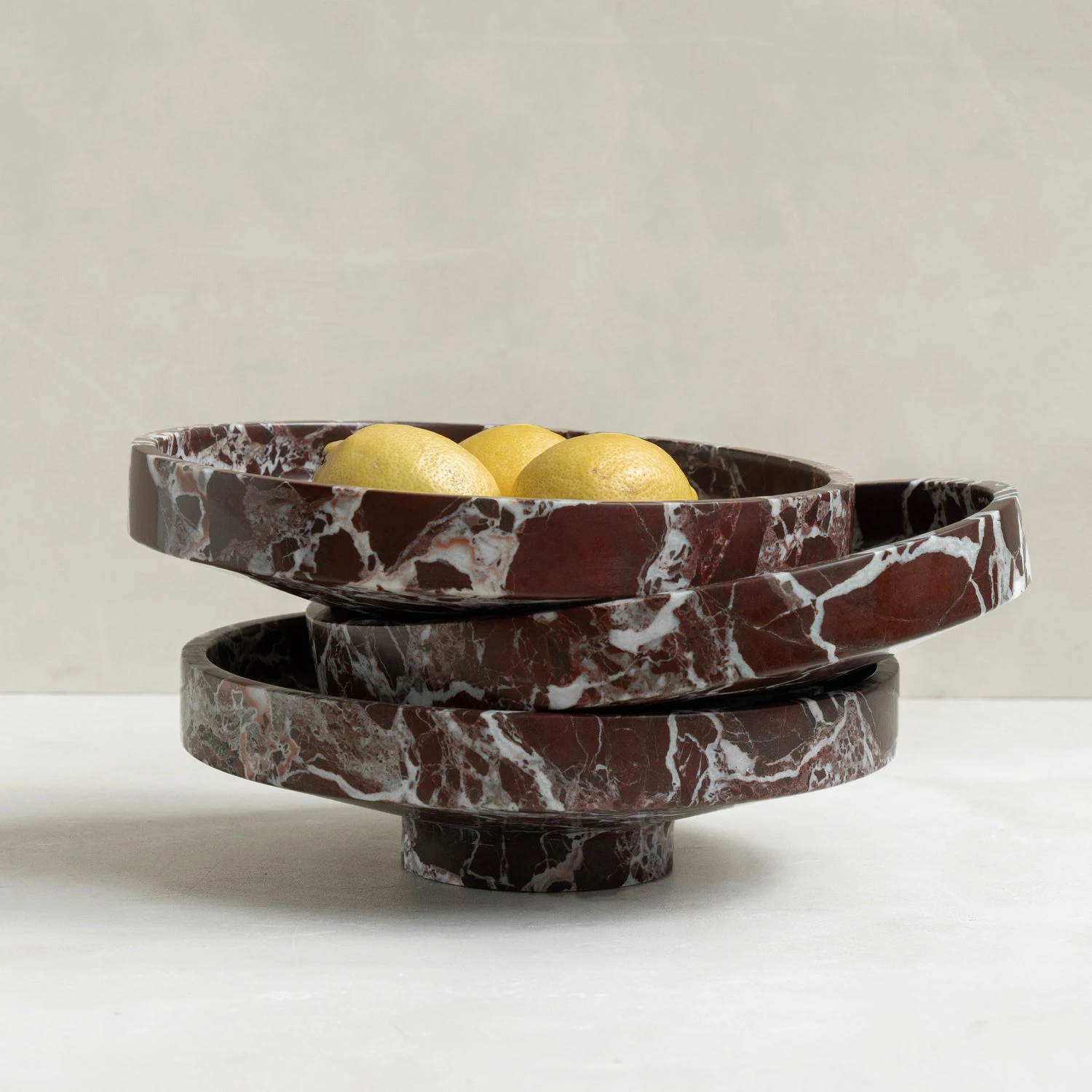 Modern Rosa Levanto Marble FruitBowl Living Room Table Top Handmade ...