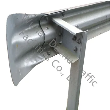 Aashto M-180 Customized Fishtail Terminal End For W Beam Guardrail ...