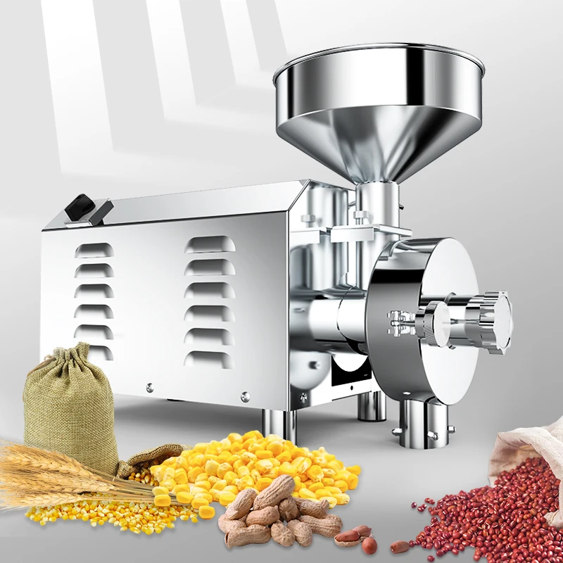 1500W Flour Mill Machinery GRAIN Grinder CE Corn Maize Flour Milling ...