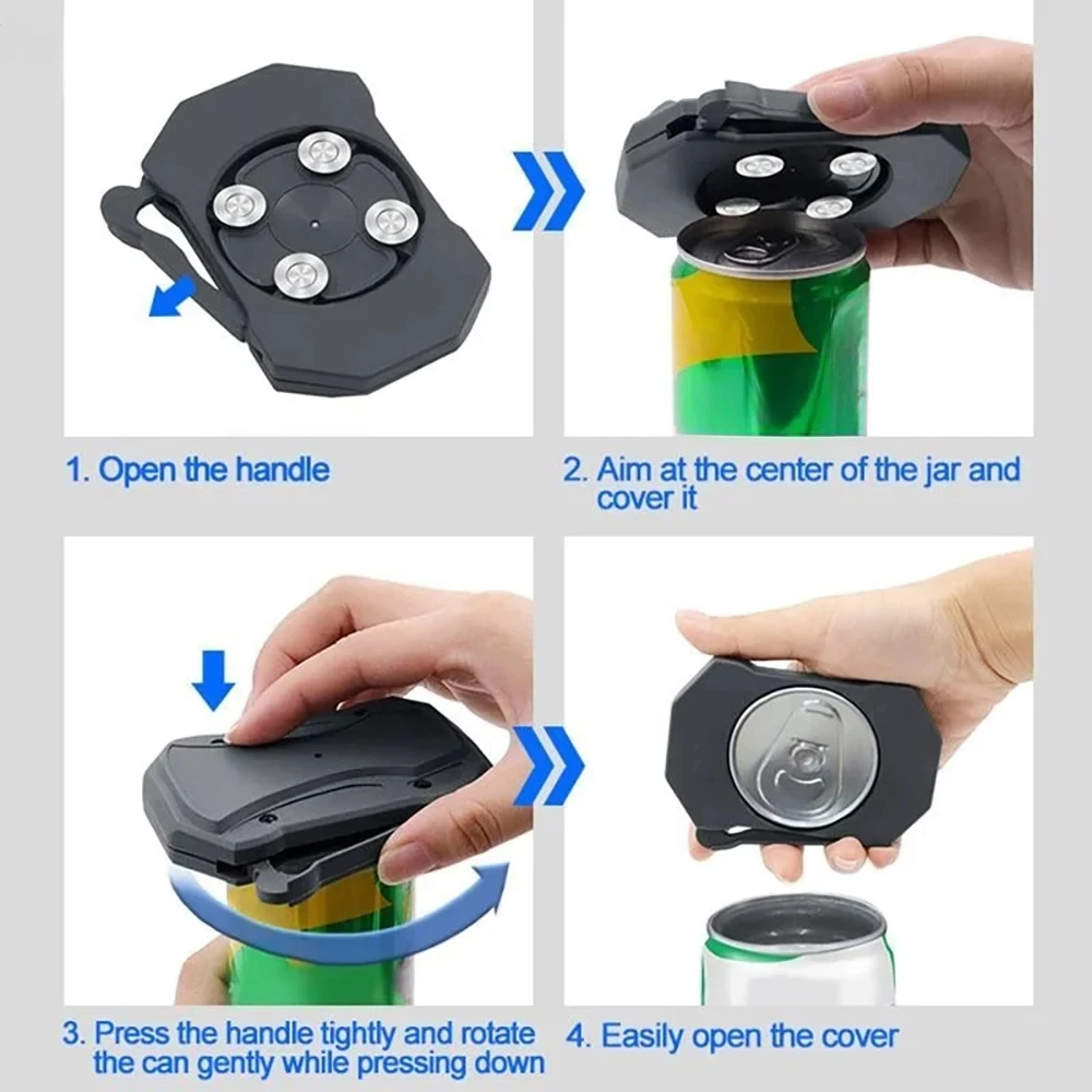 Multifunctional Beer Can Opener Tool - Portable & Durable