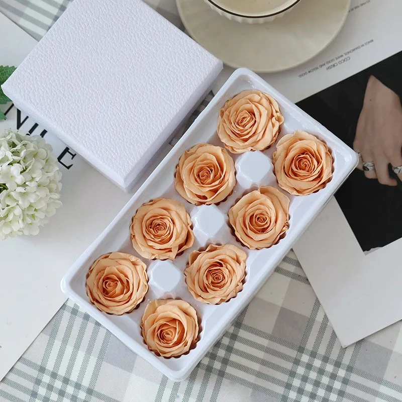 Beautiful Preserved Rose Flower 4-5cm A Grade Stabilized Rose Preserved ...