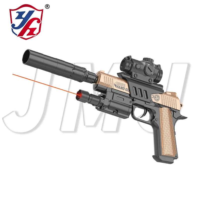 Boy Automatic Electric Pistol Colorful Pistol Gel Soft Gel Head ...