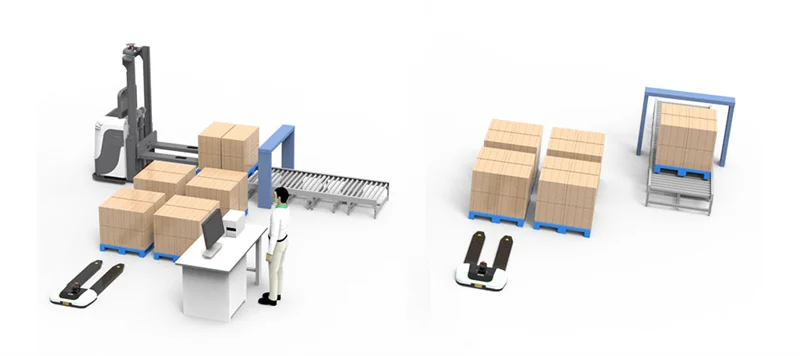 HULKMAN AGV Robot - 1000kg Capacity for Efficient Pallet Handling