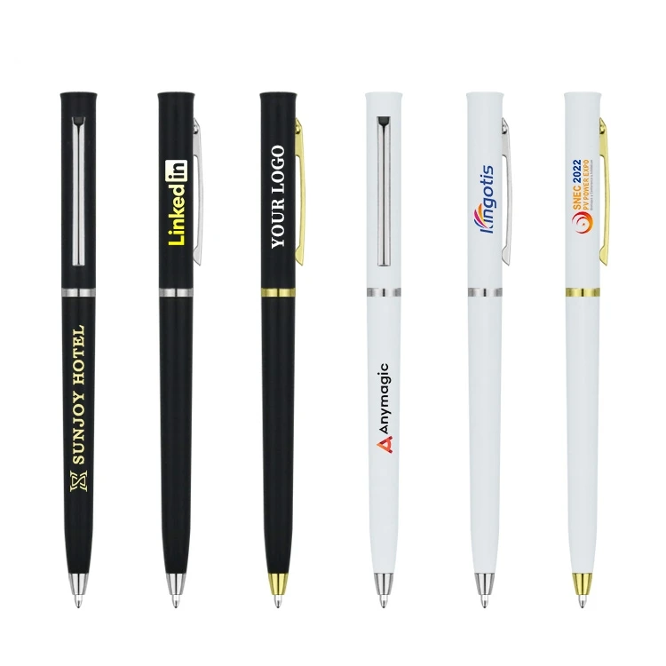 Custom Logo Ballpoint Pens Lightweight Ballpoint Pen with Customizable ...