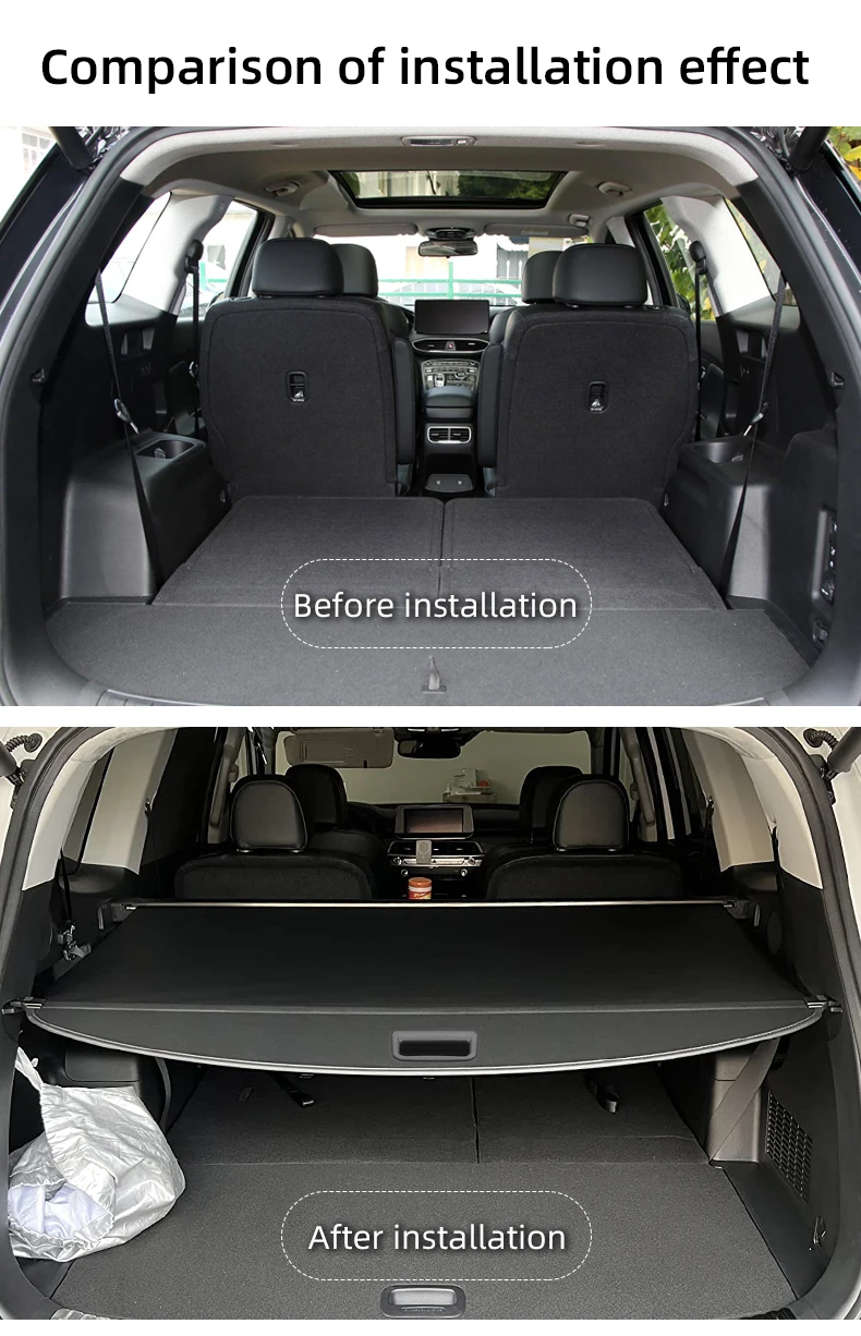 Retractable Trunk Cargo Cover for Kia EV9 2023 - Stylish & Durable
