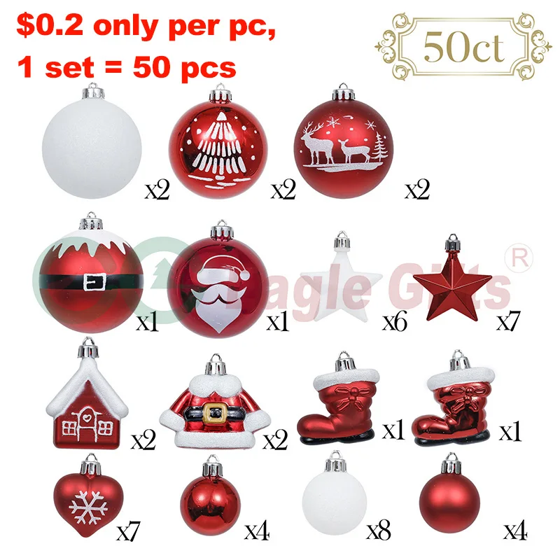 Eaglegifts Customized Logo Christmas Ball Special Shape Personalized ...