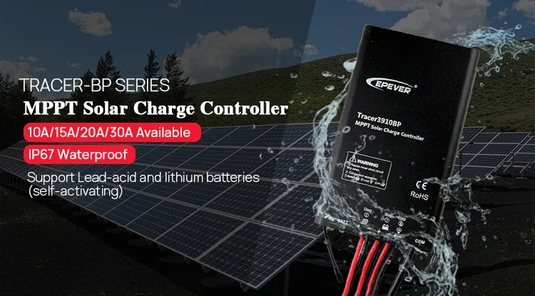 EPEVER Tracer7810BP 30A MPPT Solar Streetlight Controller IP68 for Solar Powered Led Street ...