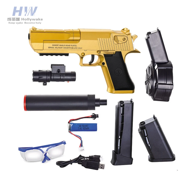 Glock M416 Ak47 Akm 47 Uzi M4 Sniper Gelblaster Jell Orbee Water Bullet ...