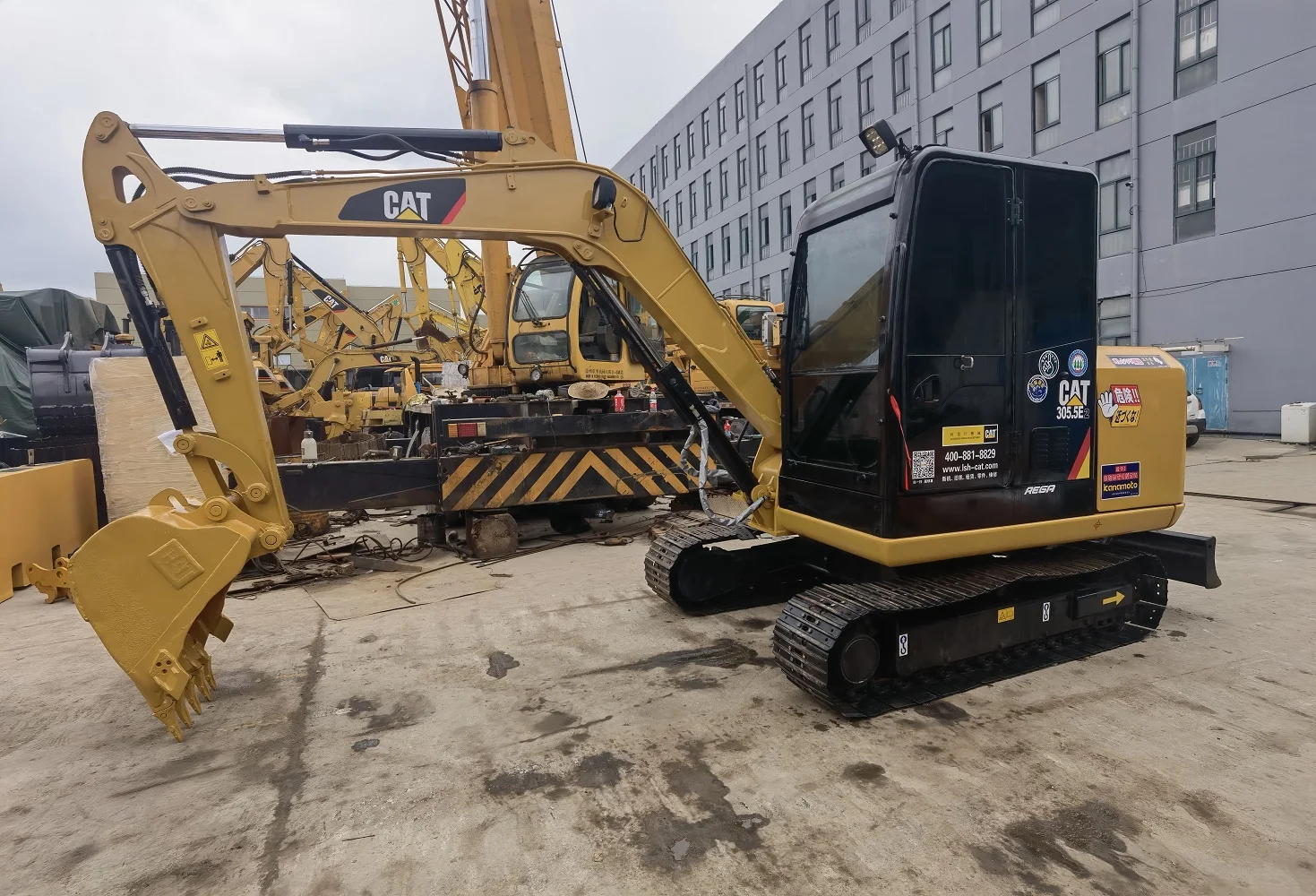 Japan Original 5.5ton Small Digger Used Caterpillar 305.5e2 Crawler ...