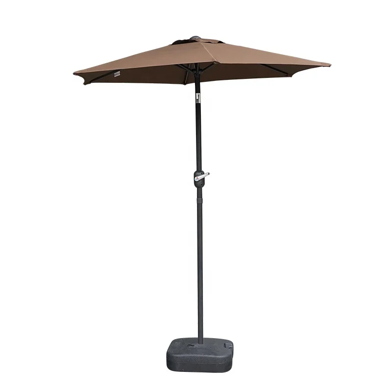12 Ft 3m 6 Ribs Modern Central Umbrella For Outdoor Furniture Park ...