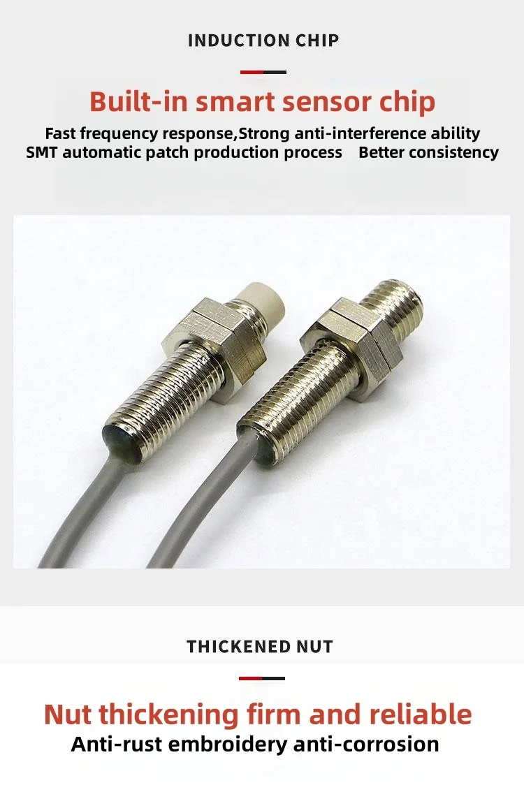 Pnp or Npn Proximity Sensor M8 TR08-2DP2 PNP Inductive Sensors ...