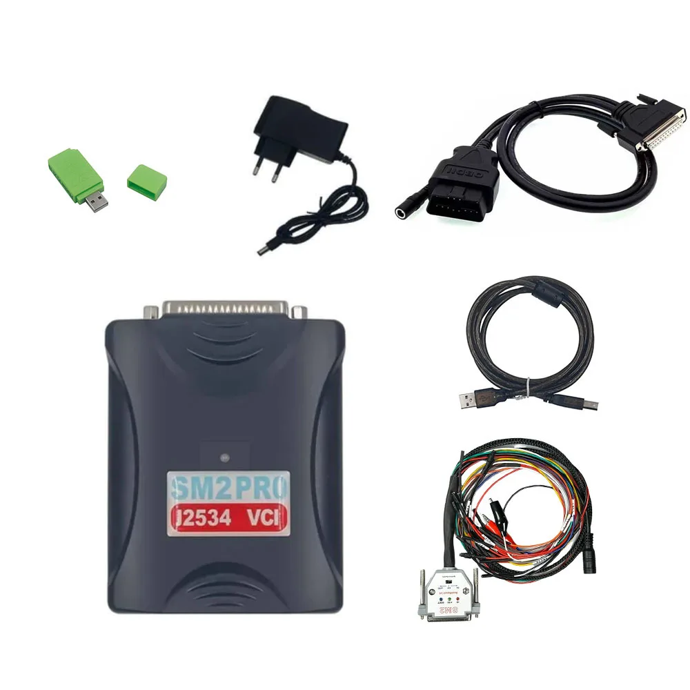 SM2 PRO J2534 VCI Battery-Powered ECU Programmer for Cars