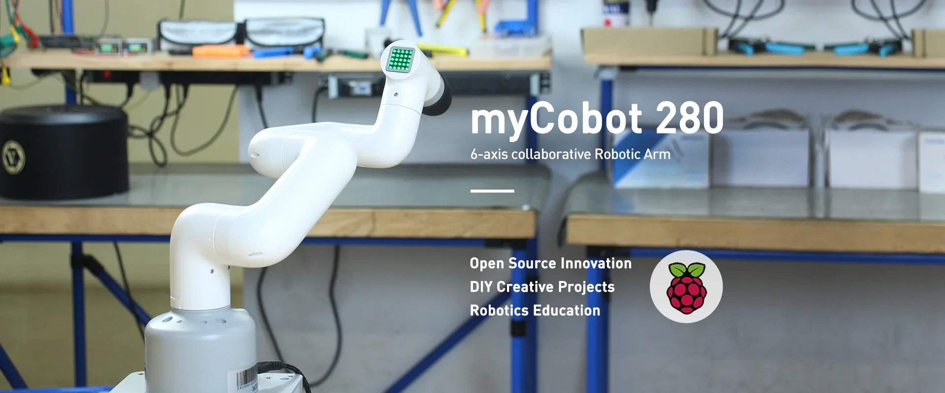 Mycobot 280 Raspberry Pi 2023 - 6 DOF Collaborative Robotic Arm