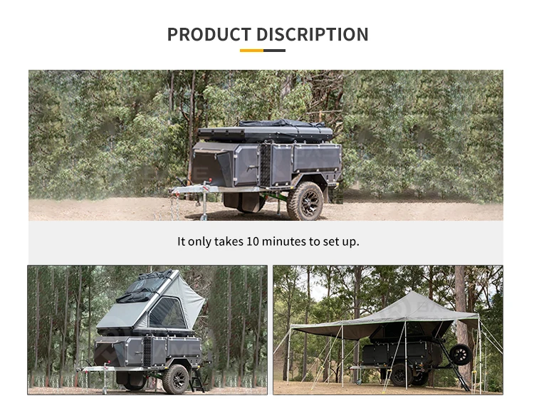 Class B Motorhome Overland Travel Trailer Pop Top Camper With Factory ...