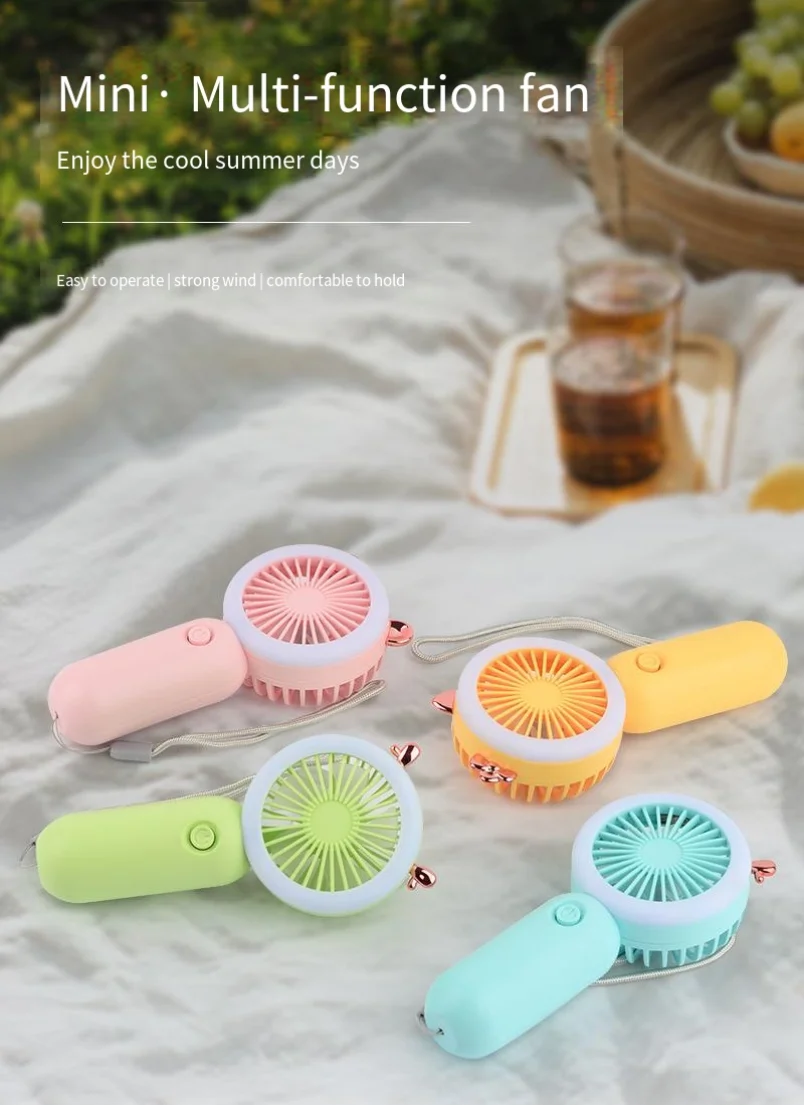 Yd0781 Rechargeable Table Fan With Built In Battery Portable ...