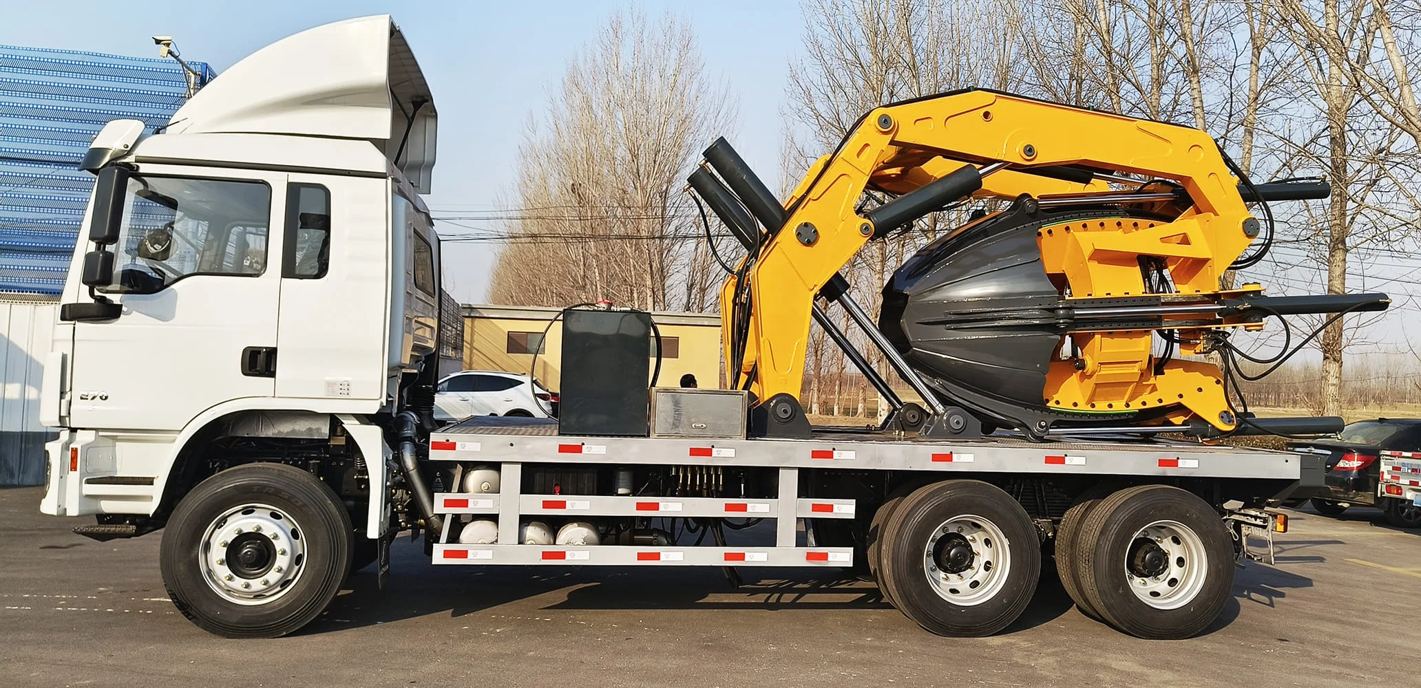 Truck Mounted Tree Transplanter Planting Digging Machine Tree Moving ...