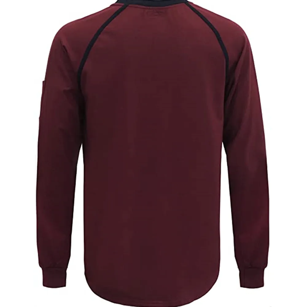 NFPA 70E CAT2 HRC2 Fireproof Sweatshirt NFPA2112 Prewashed Long Sleeve ...