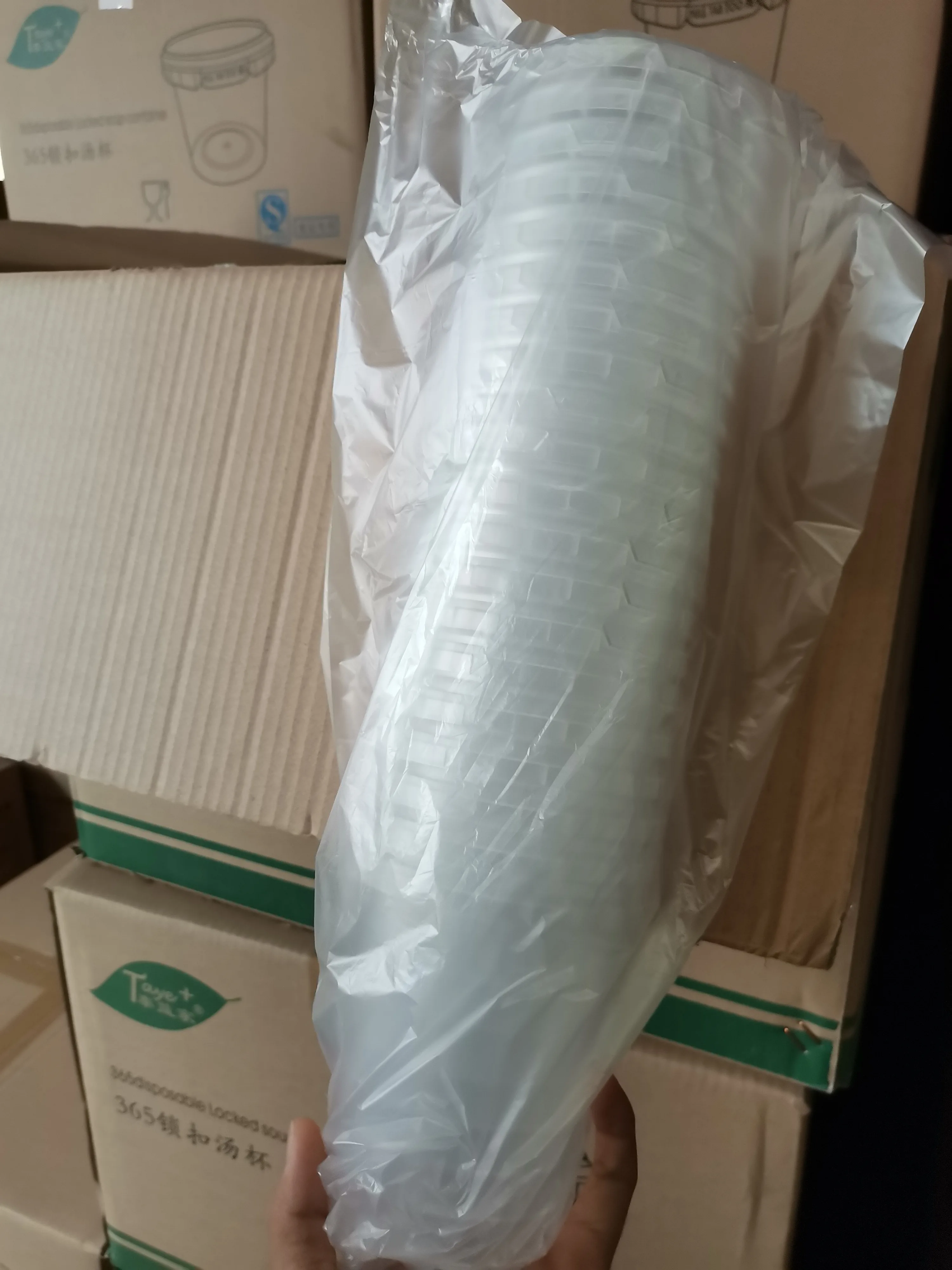 250 Ml Microwavable Transparent Plastic Leak Proof Temper Evident Food ...