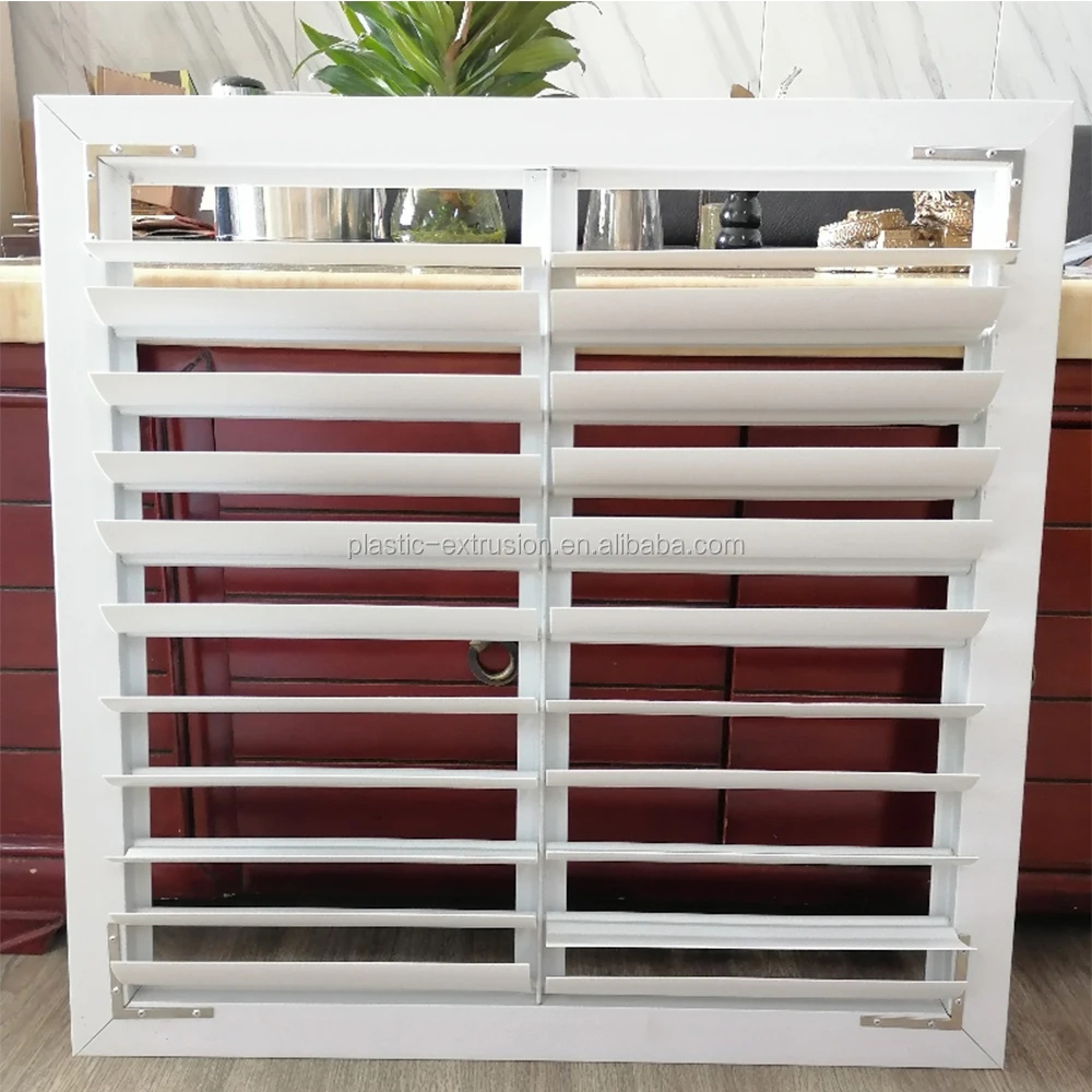 Exhaust Fan Shutter Pvc Gravity Louver For 36-inch Wall-mounted ...
