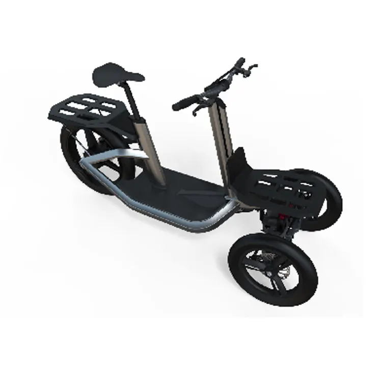Electric Tricycles Cargo Trikes Cabine Cargo Bike 48v 1000w Double ...