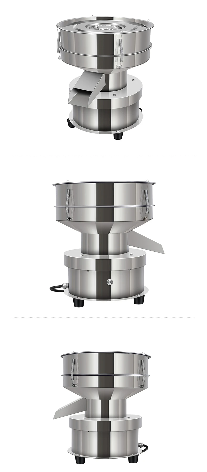 Small Table Top Automatic Vibrating Sifter Shaker Machine