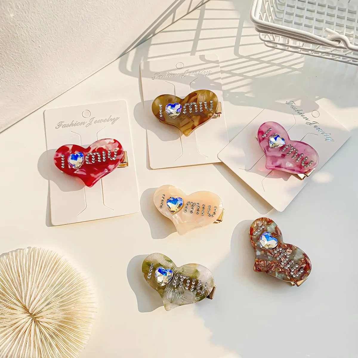 Elegant Sweet Girl Grasping Hair Clip Wholesale Rectangle Shape Clips ...