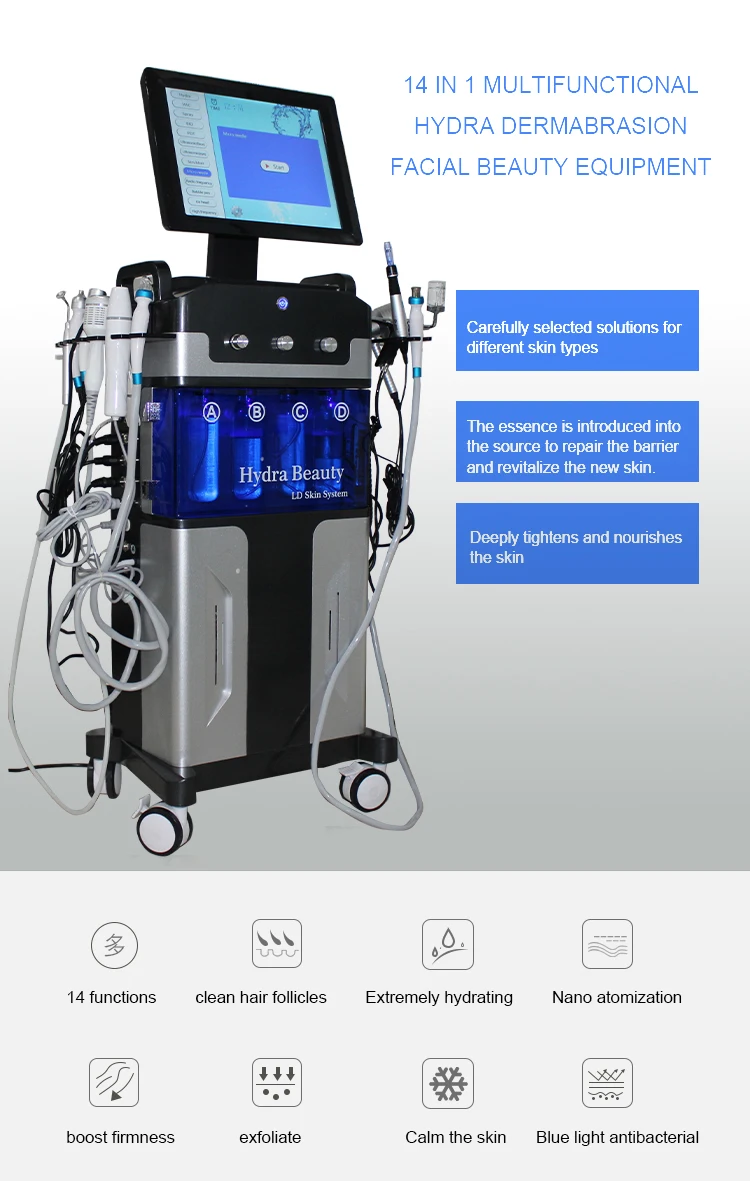 The new 2026 14-in-1 Hydra skincare device integrates 14 mainstream ...