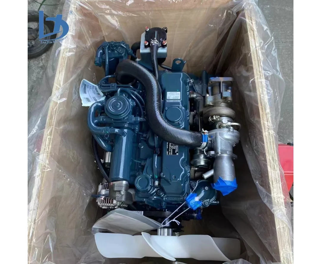 V2607 With Turbo Complete Engine Assy Excavator V2607-t Diesel Engine Assembly For Kubota - Buy ...