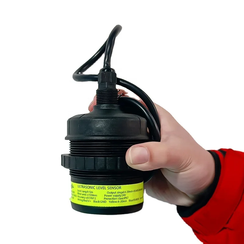 Rs485 4-20ma Analog Output Ue3003 Holykell Non Contact Ultrasonic Water ...