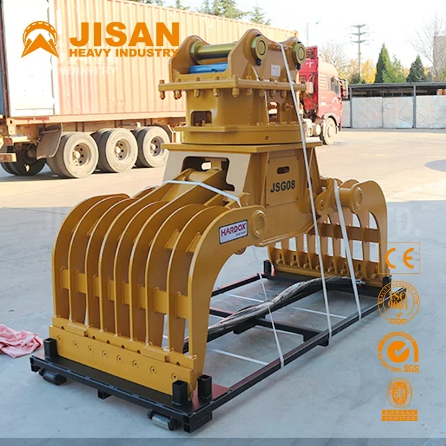 Jisan Sorting Grapple - Durable Demolition Tool for 4-50T Excavators