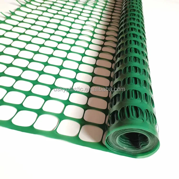 Customized Anti Uv 100gsm Orange Safety Fence Tensile Plastic Mesh For ...
