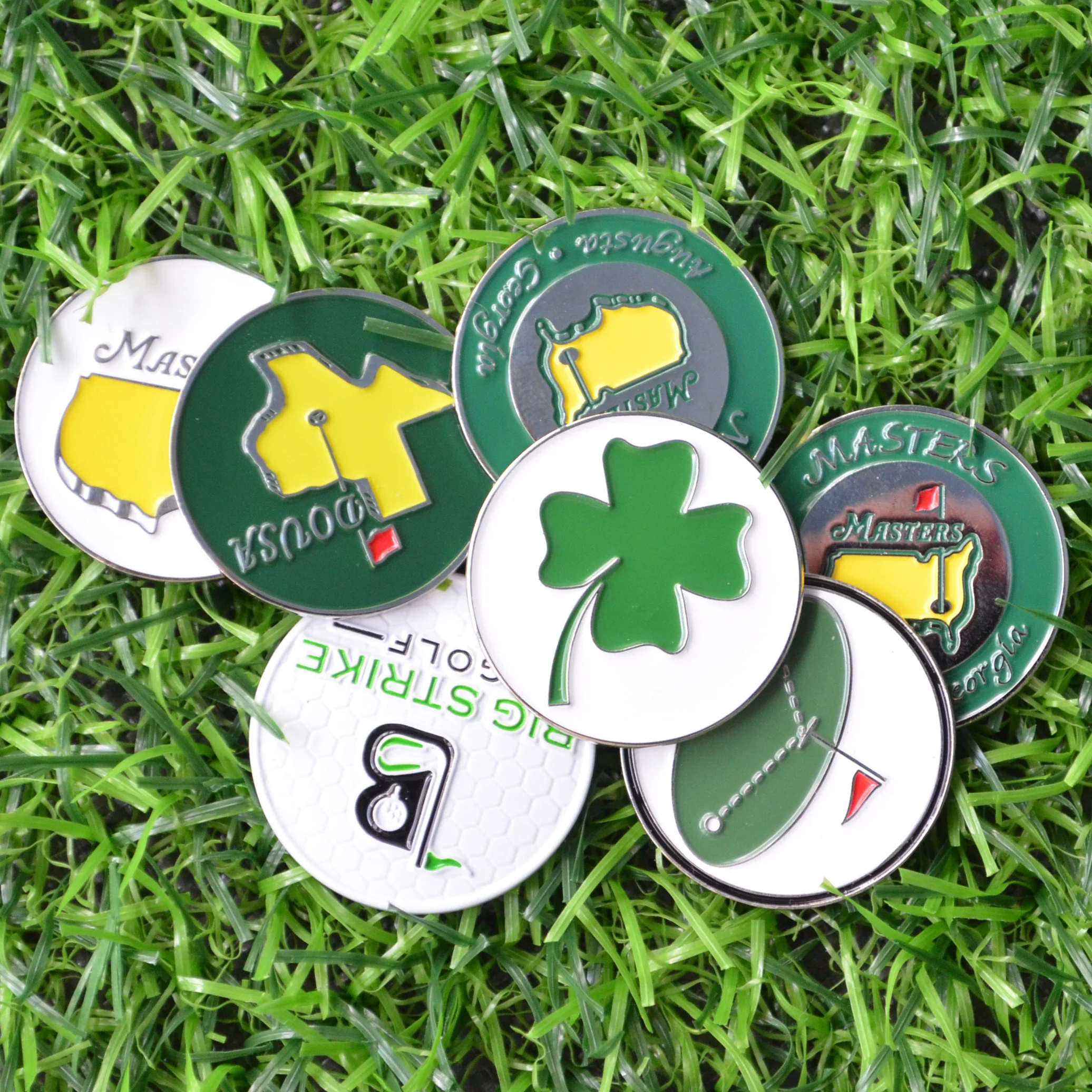 Custom Various Design Metal Ball Markers Golf Accessory With Your Own ...