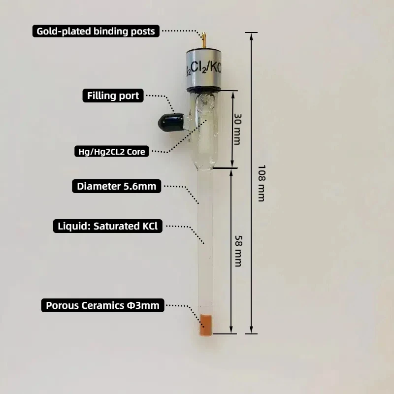 OEM Saturated Calomel Reference Electrode - Hg/hgcl