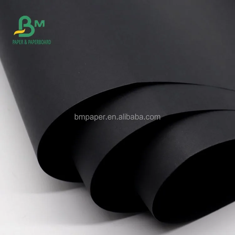 Folding Premium Quality 1mm Laminated Black Cardboard Sheets 700*1000mm