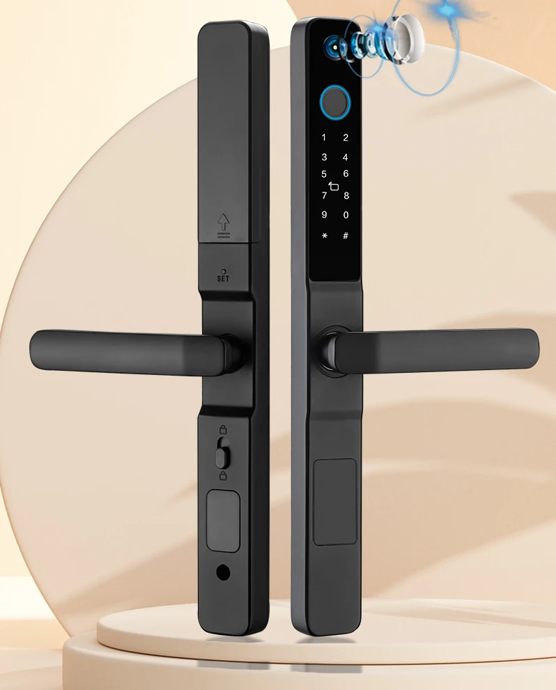 Goking Ble Ttlock Remote Control Aluminum Glass Door Smart Lock ...