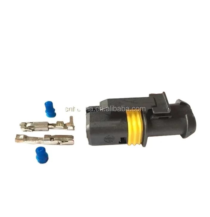 2 Pin Lear Female Electrical Sealed Automotive Car Connector Plug ...
