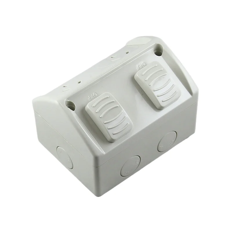 Surface Mounted Au 10a 15a Power Socket Dual Plug With Independent ...
