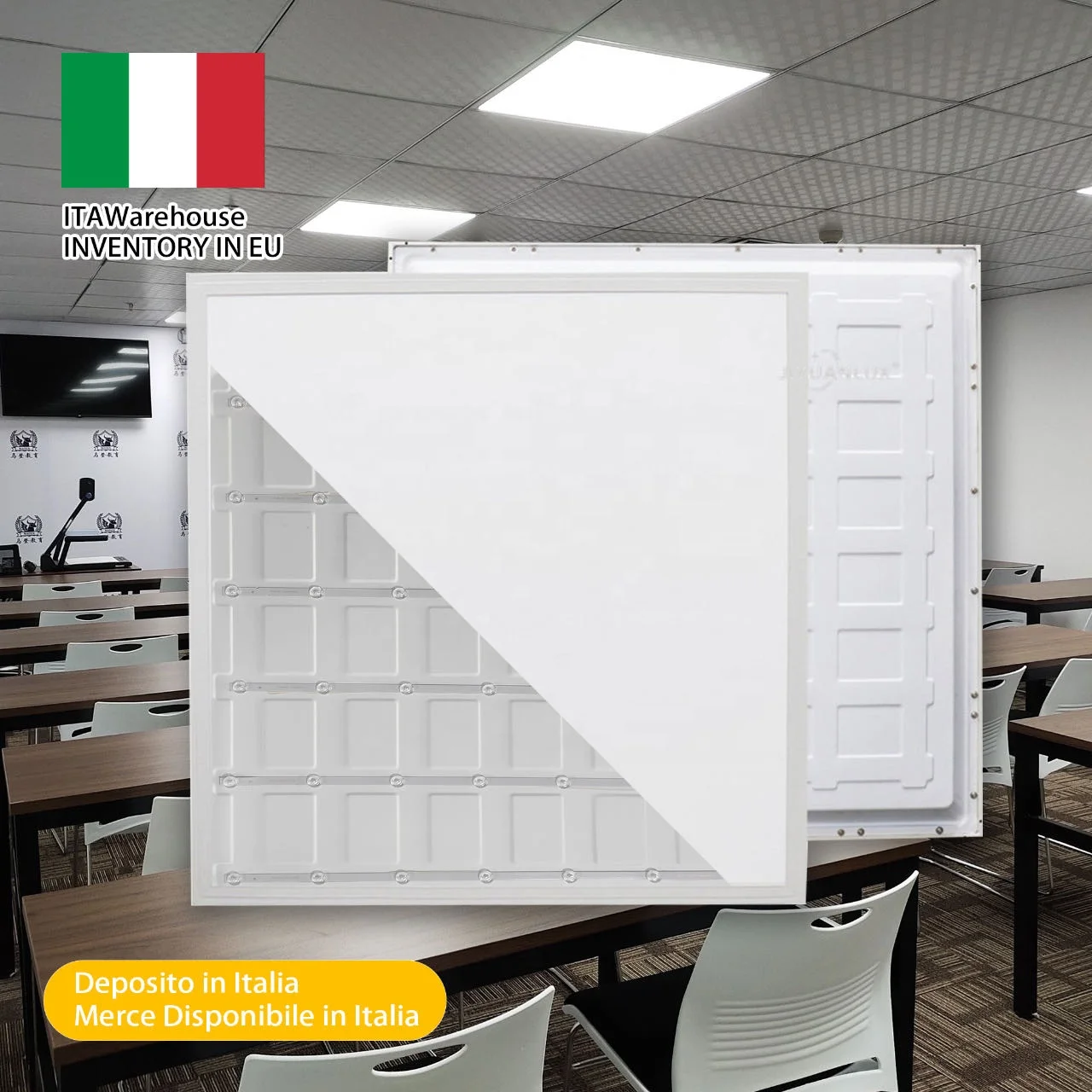 Alibaba.com: 130lm/w Ultra Slim LED Panel Light 30x120 62x62 600x600 ...